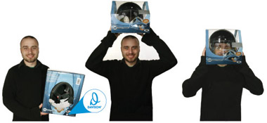 Davison Designed Product: Fuel Helmet Packaging (Stars and Stripes)